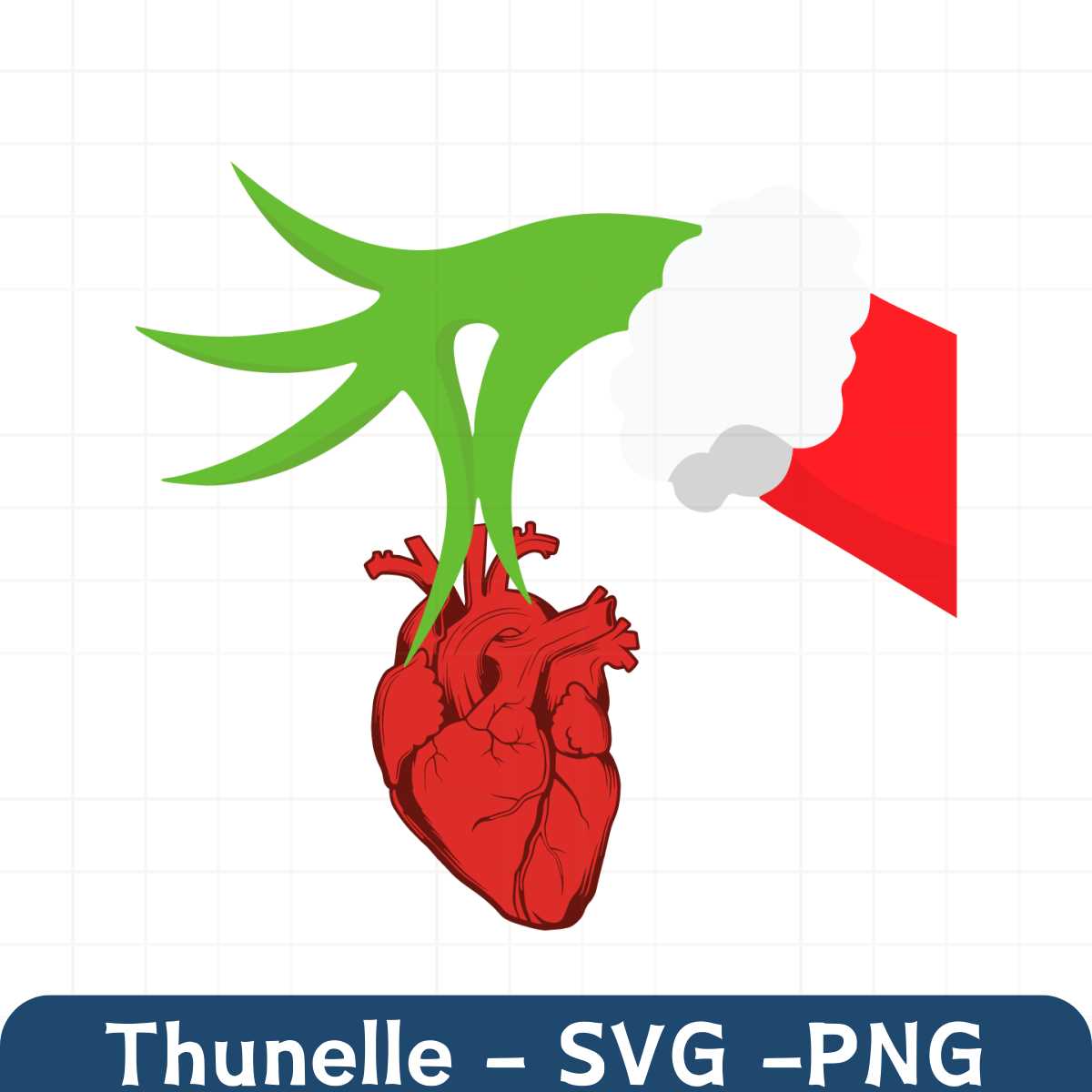 Heart Christmas Cardiac Nurse SVG | Inspire Uplift