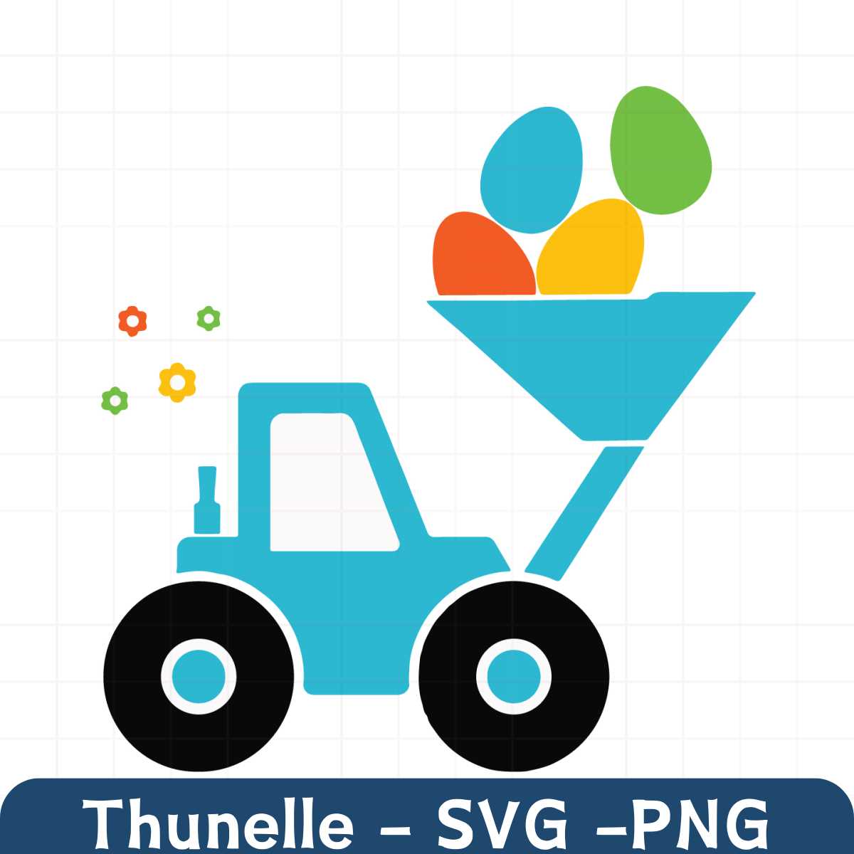 Easter Eggs Digger Svg, Easter Svg, Easter Digger Svg, Easte | Inspire ...