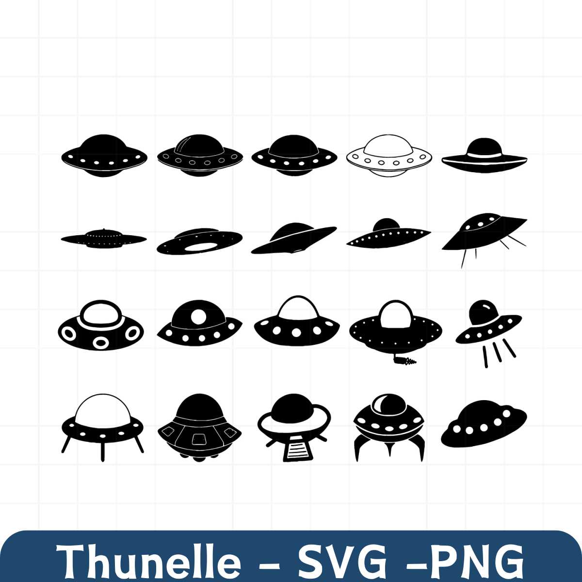 UFO Svg Bundle, Trending Svg, Ufo Svg, Alien Svg, Space Elem | Inspire ...
