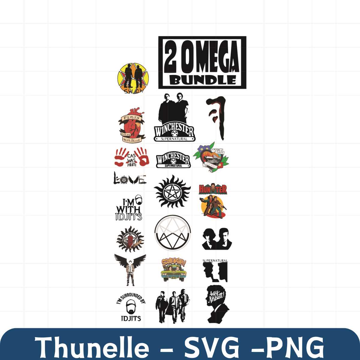 Supernatural Svg Bundle, Trending Svg, Supernatural Svg, Sam | Inspire ...