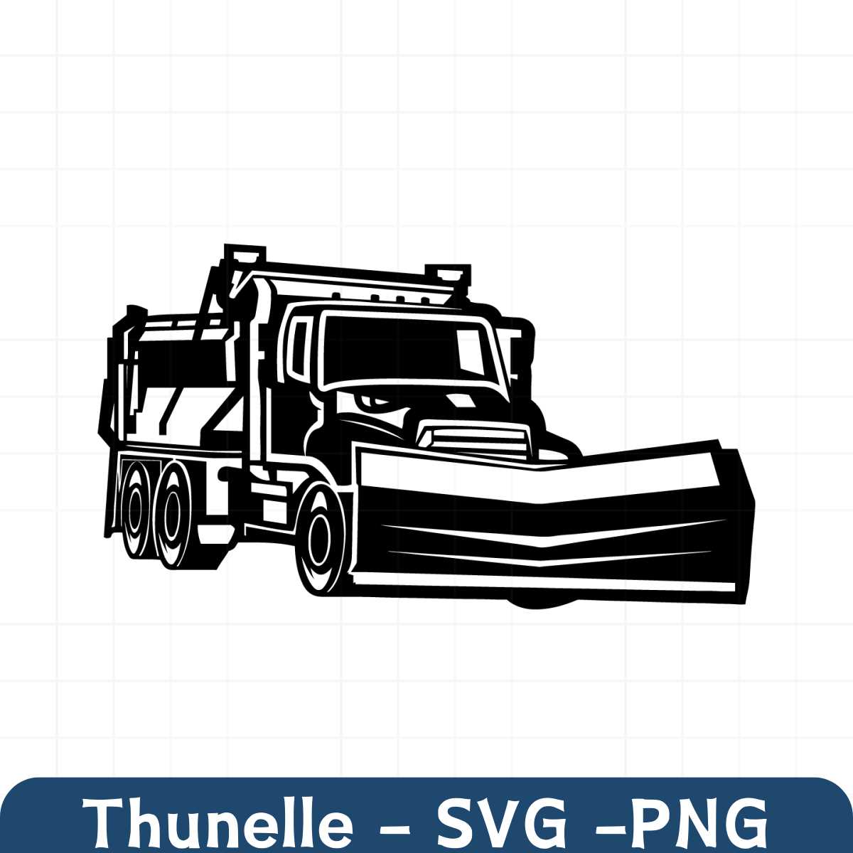 Snow Plow Truck SVG | Winter SVG | Snowplow Illustration Dra | Inspire ...