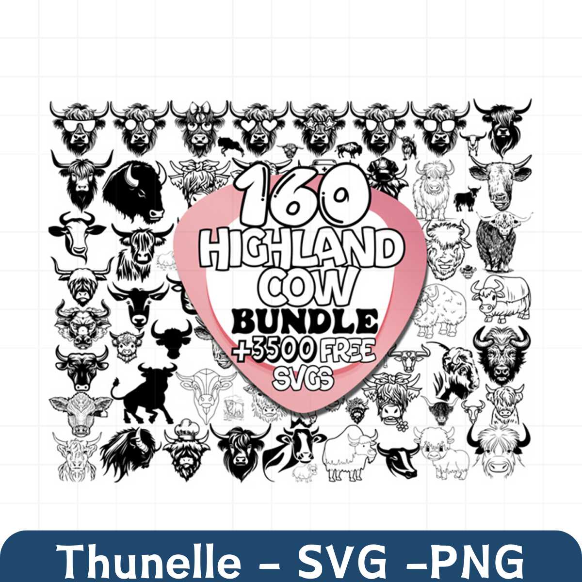 Highland Cow Svg Highland Cow Png Highland Cow Head Svg Cow | Inspire ...