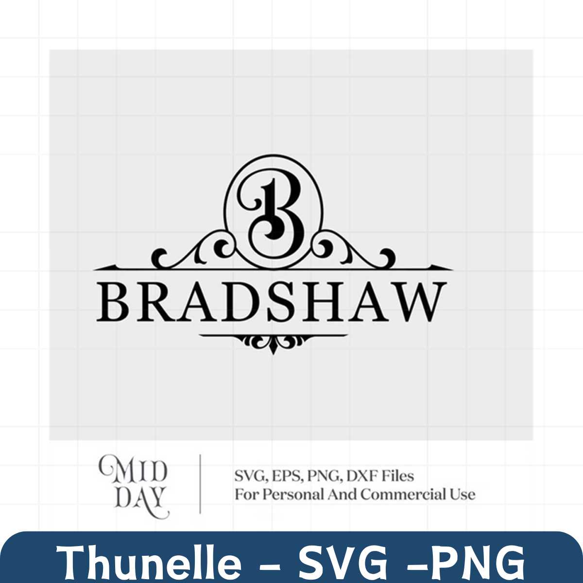 B Monogram SVG/PNG/DXF, Fancy Flourish Letters, B Monogram W | Inspire ...