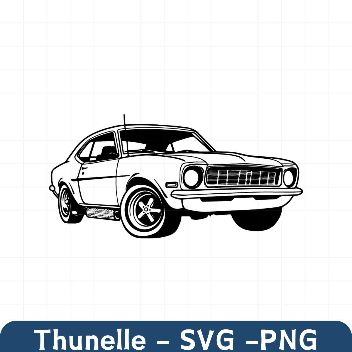 1970 Ford Maverick Grabber SVG, American Muscle, PNG, Vector | Inspire ...