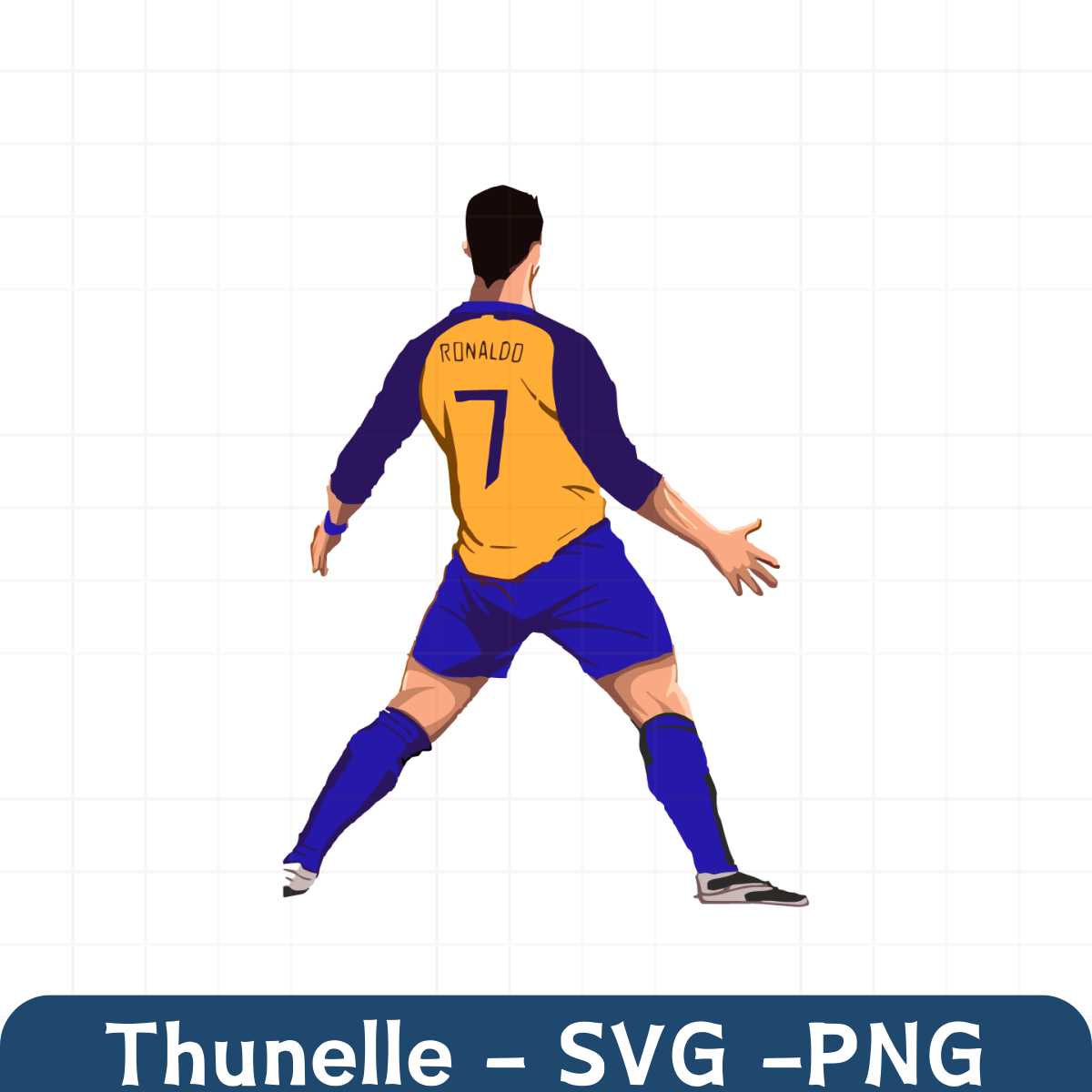 Cristiano Ronaldo Svg /Al nassr Svg / Cr7 Svg /Ronaldo Silho - Inspire ...