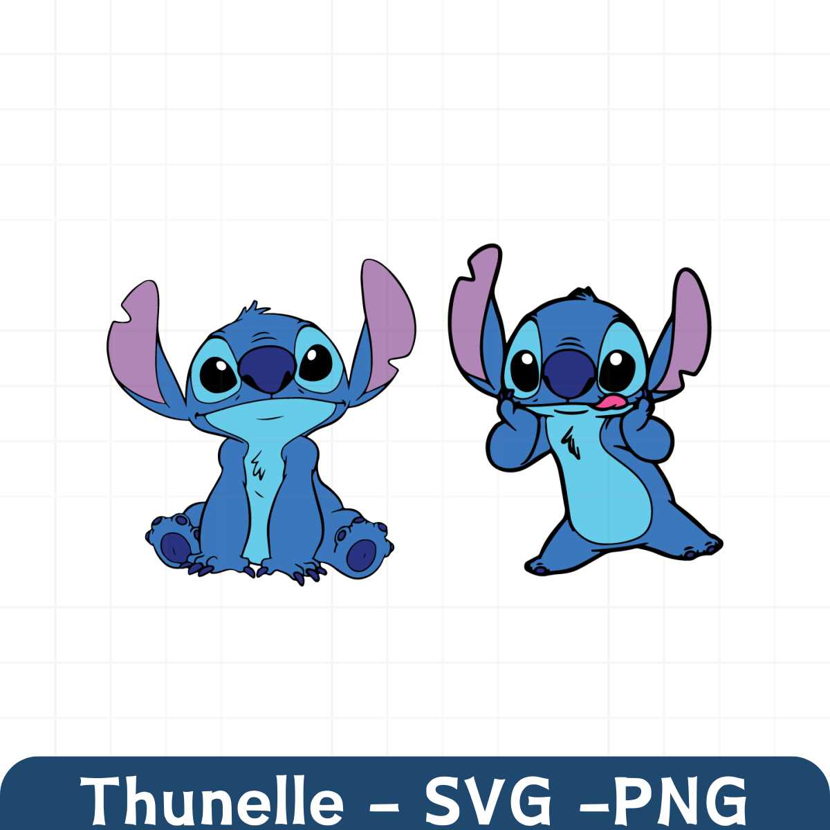 Sitting Stitch SVG PNG DXF, Stitch Svg, Stitch Svg Bundle, C | Inspire ...
