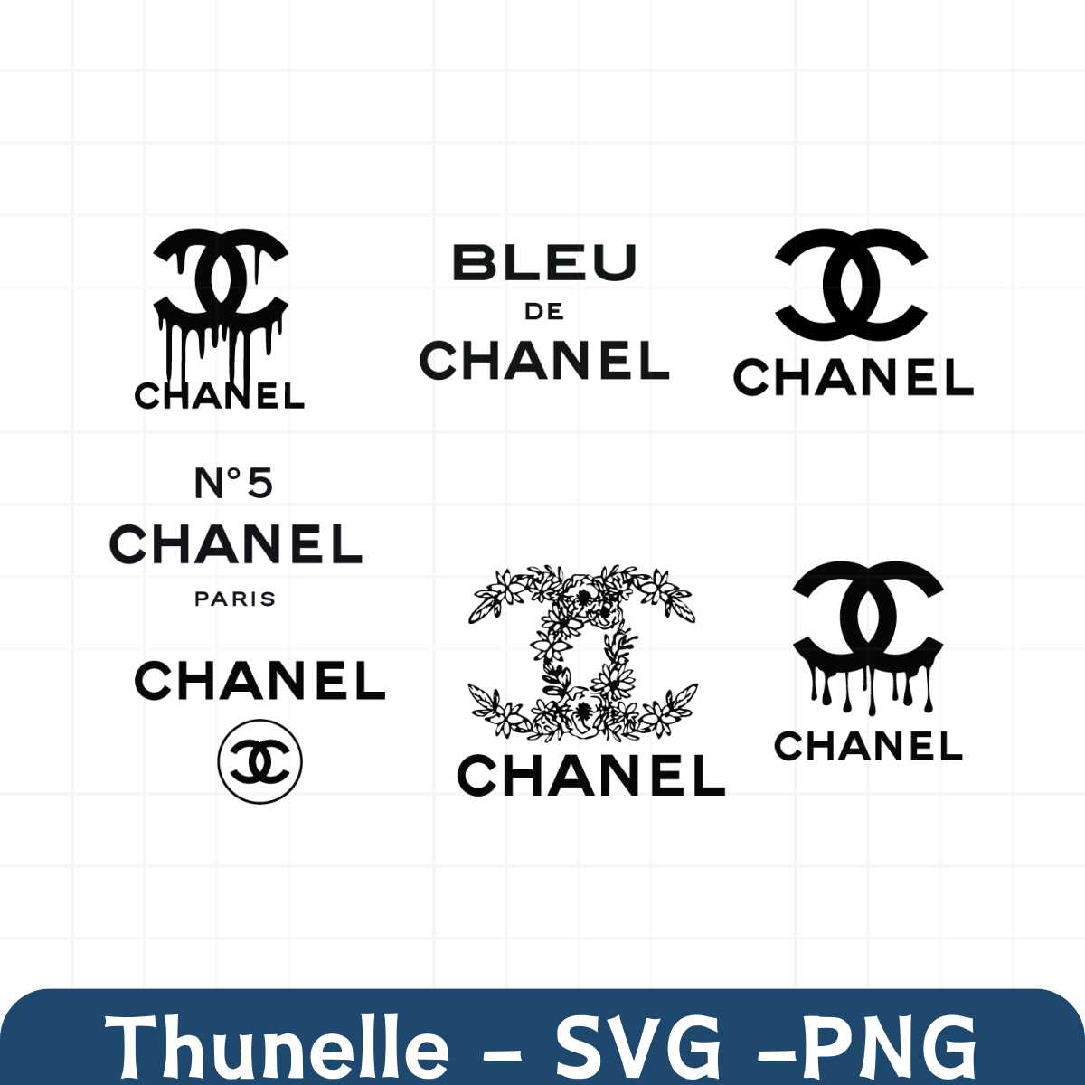 Chanel Logo Svg Bundle, Trending Svg, Chanel Svg, Chanel Log | Inspire ...
