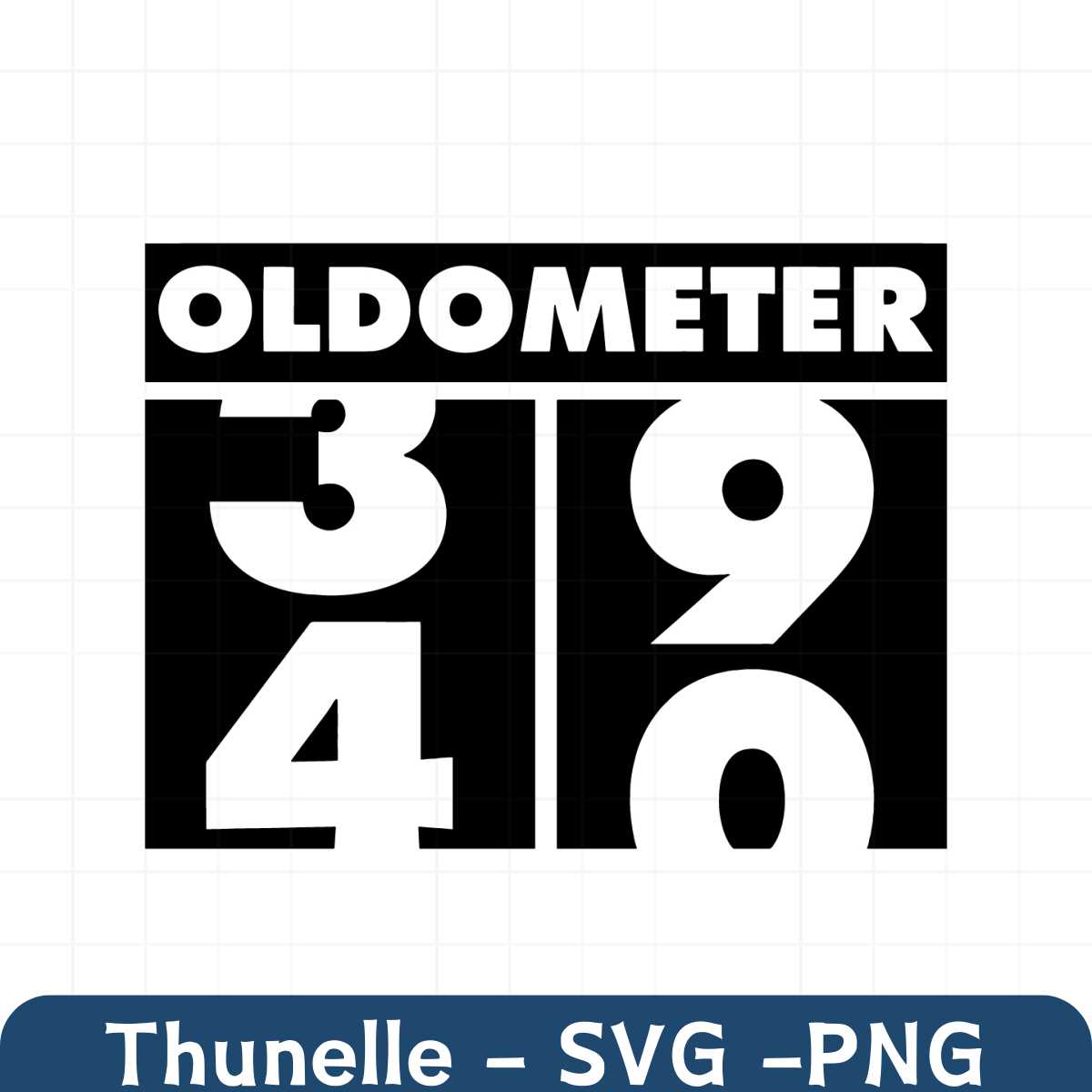 Oldometer 39 40 Svg, Birthday Svg, 40th Birthday Svg, Turnin | Inspire ...