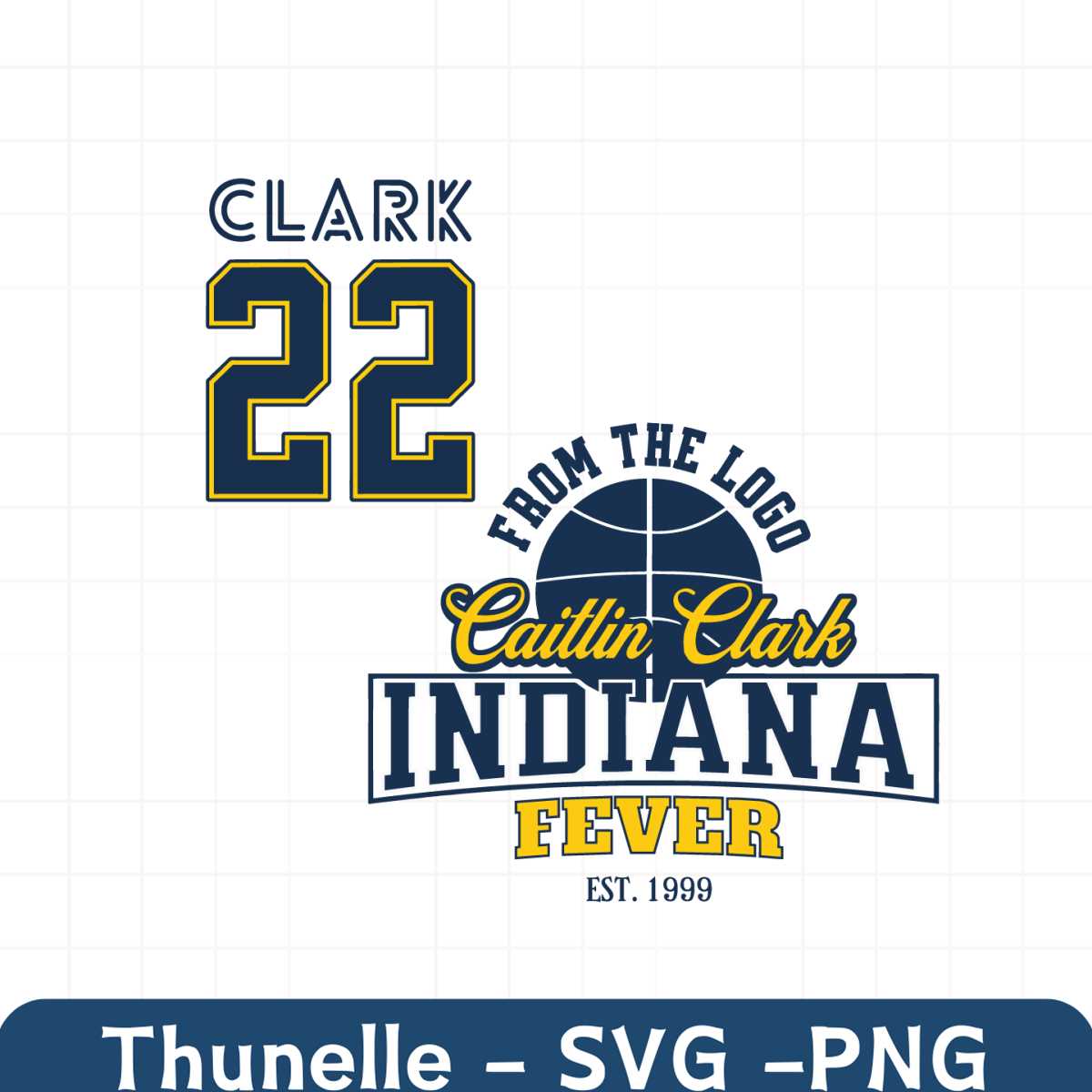 From The Logo Caitlin Clark Indiana Fever SVG | Inspire Uplift