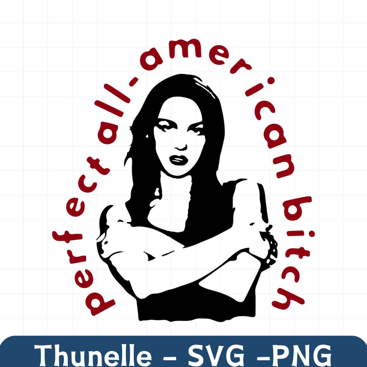 Perfect All American Bitch Olivia Rodrigo SVG | Inspire Uplift