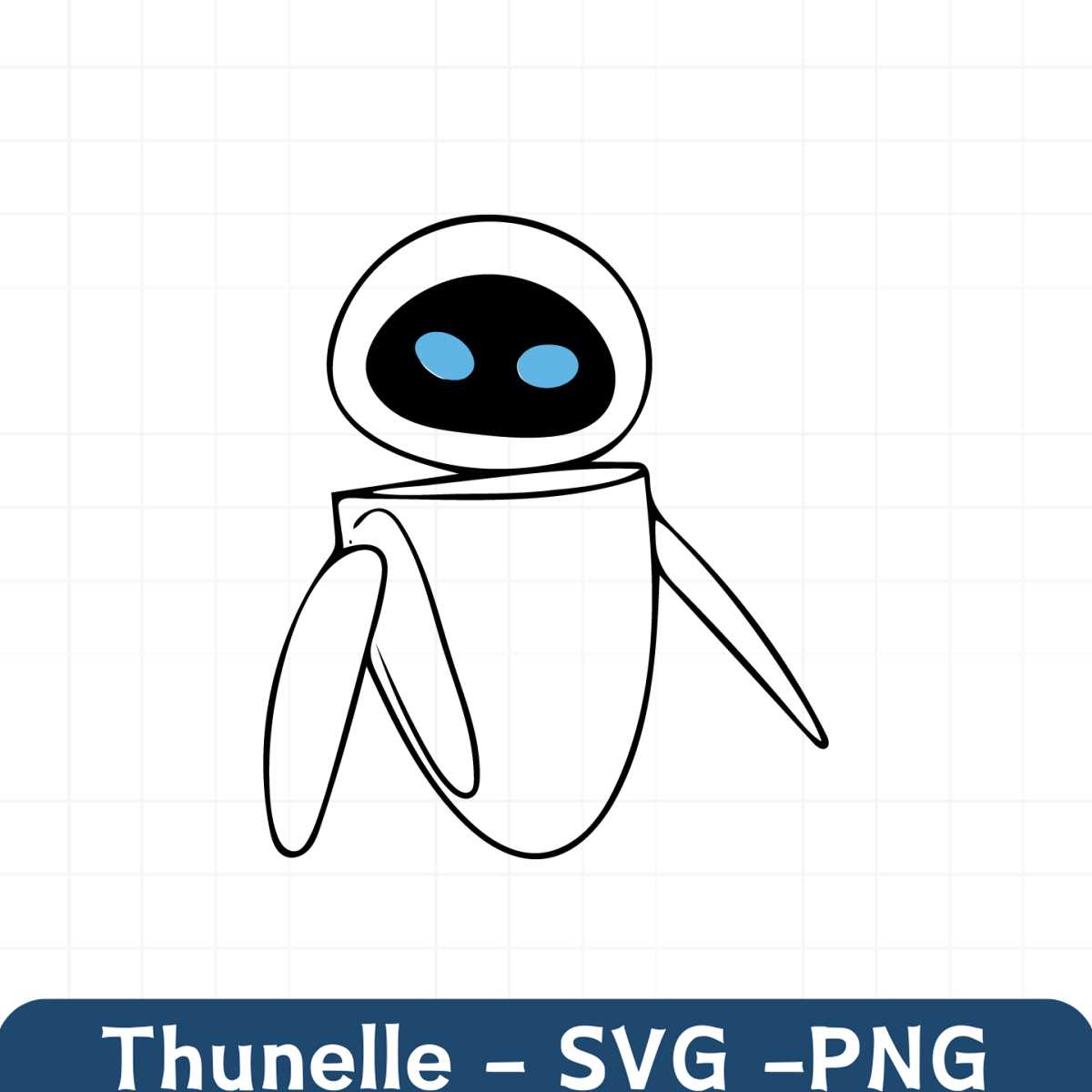 Eve Vector SVG, WALL-E Svg, Disneyland Ears SVG Vector in Sv | Inspire ...