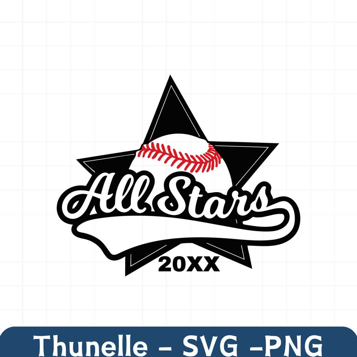 All Stars svg, Softball Svg, Baseball svg, vector, emblem, s | Inspire ...