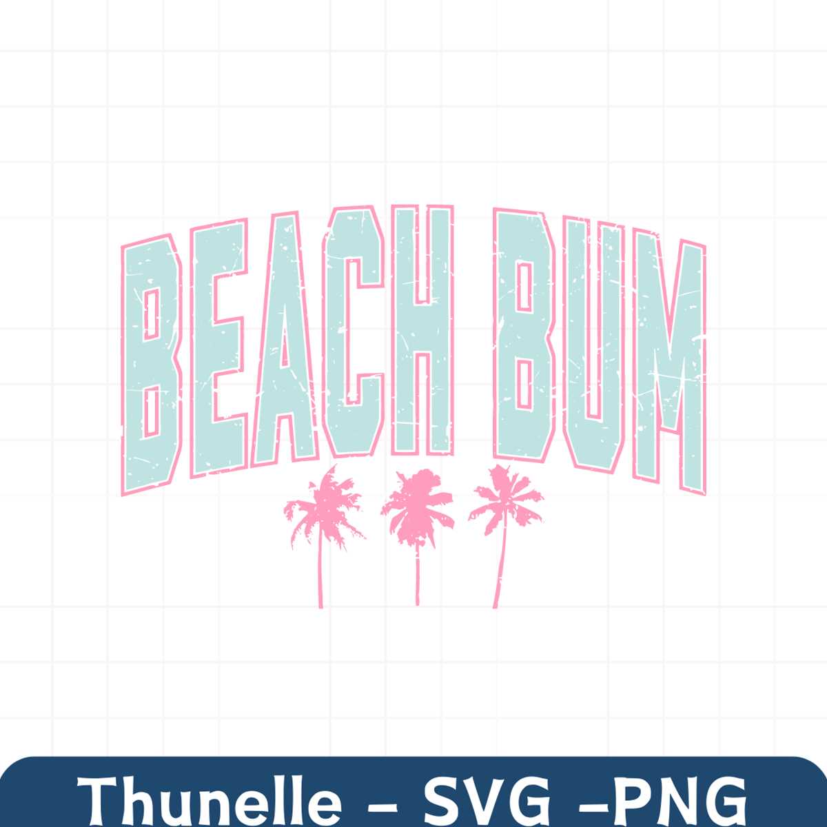 Retro Varsity Summer Beach Bum Sublimation, Beach Bum Png, P | Inspire ...