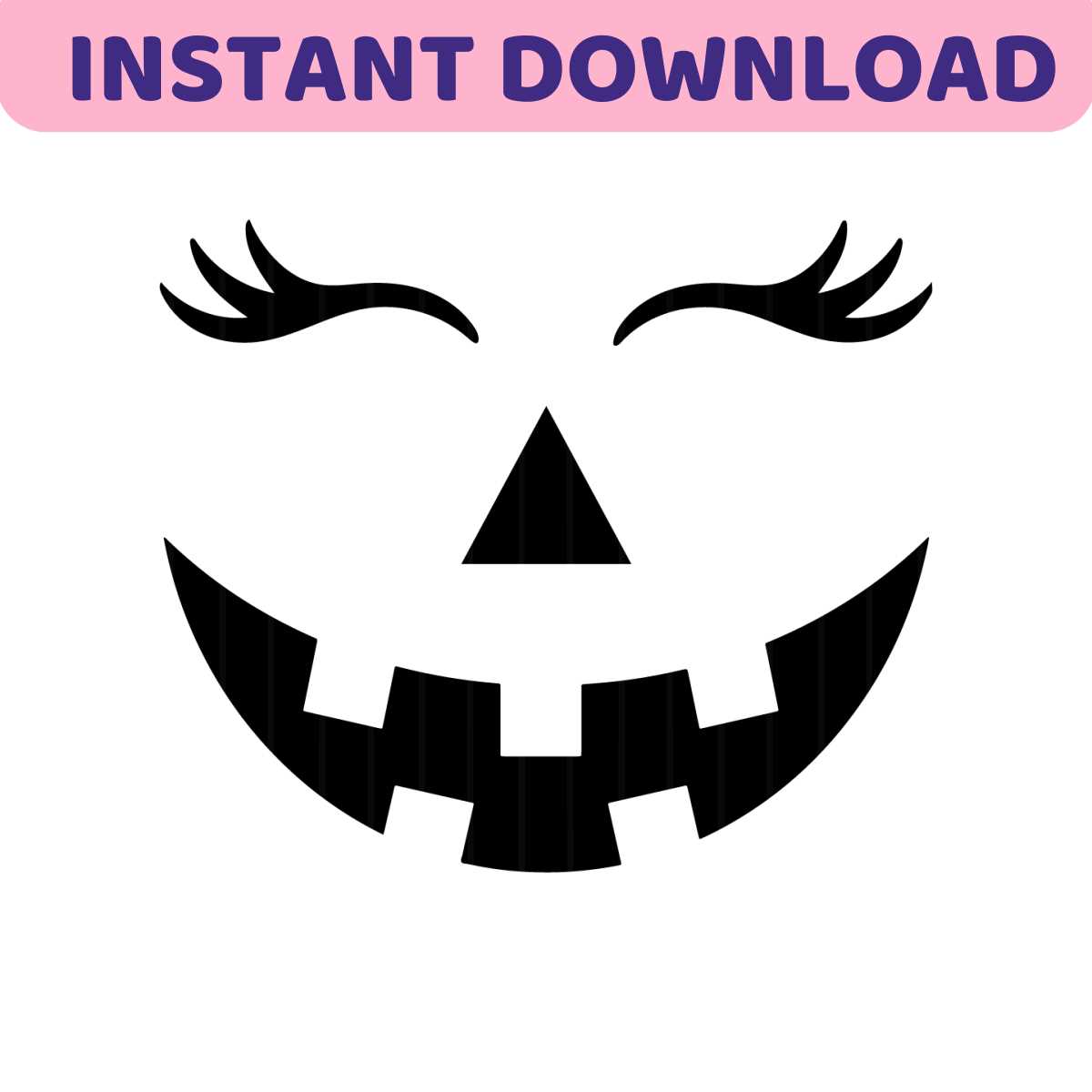Pumpkin Face Svg, Eyelashes Svg, Pumpkin Girl Svg, Halloween | Inspire ...