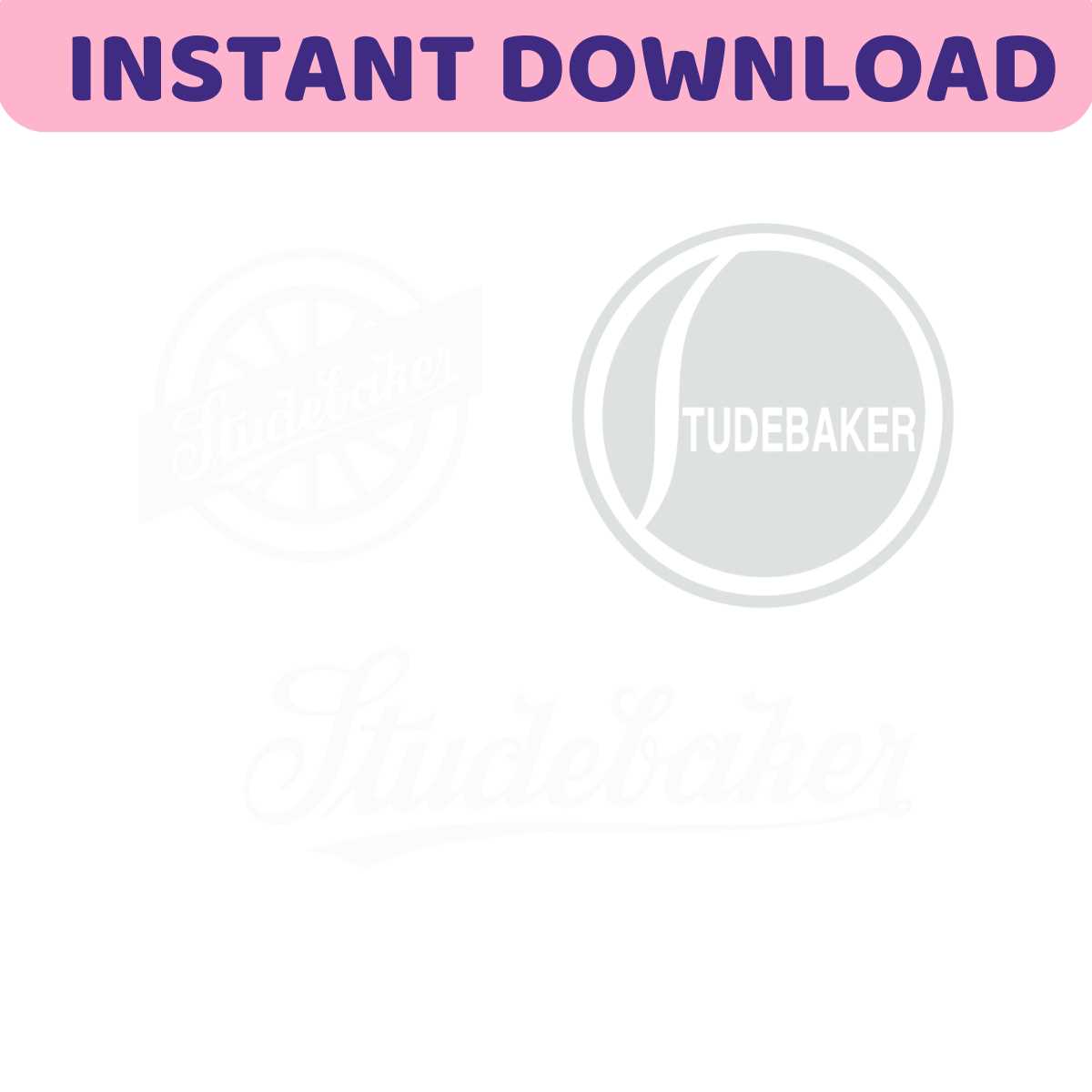 Studebaker Logos for cutting & SVG, AI, PNG and Silhouette - Inspire Uplift