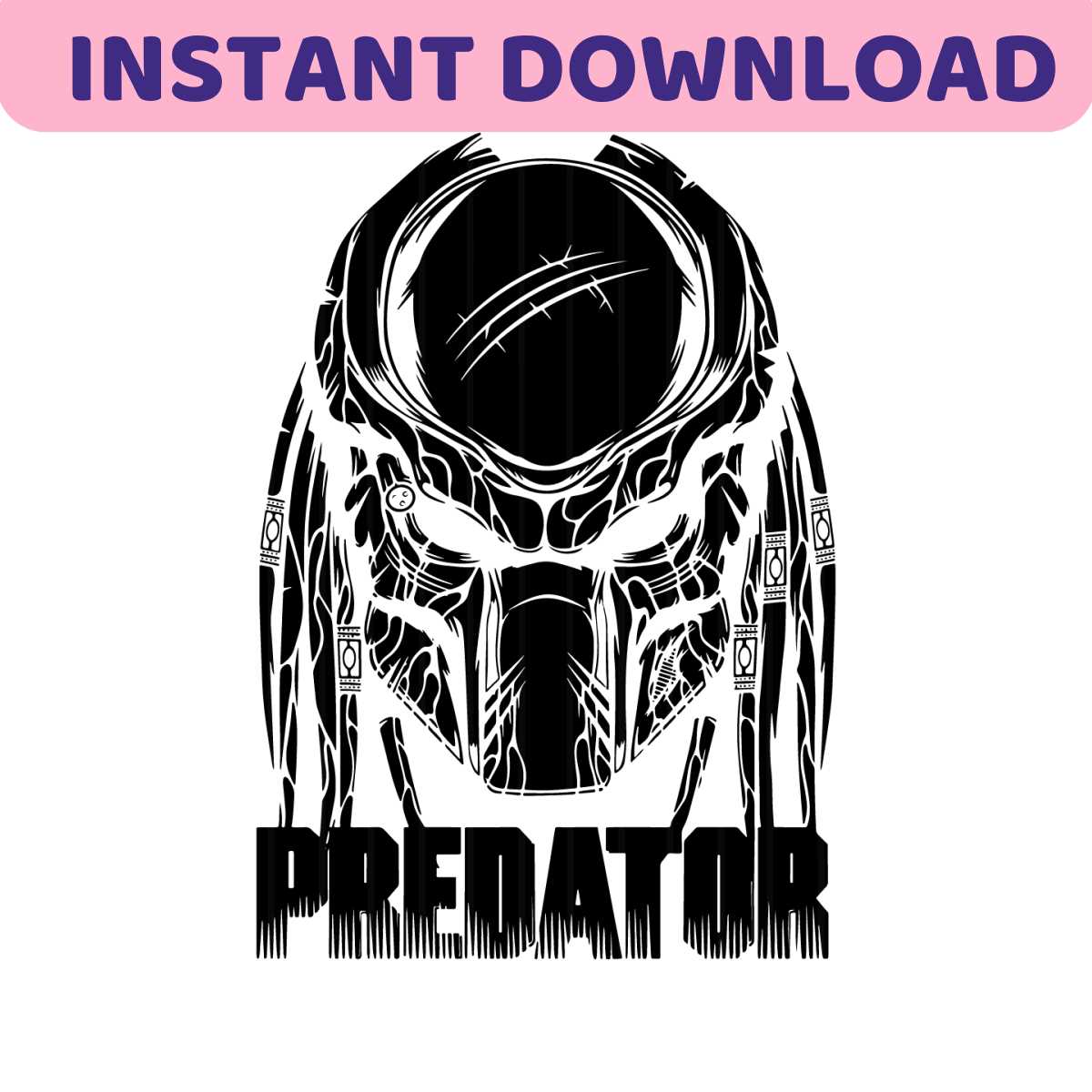 DIGITAL CLIPART: Svg Dxf Eps Png | Predator Hunter Alien | C | Inspire ...