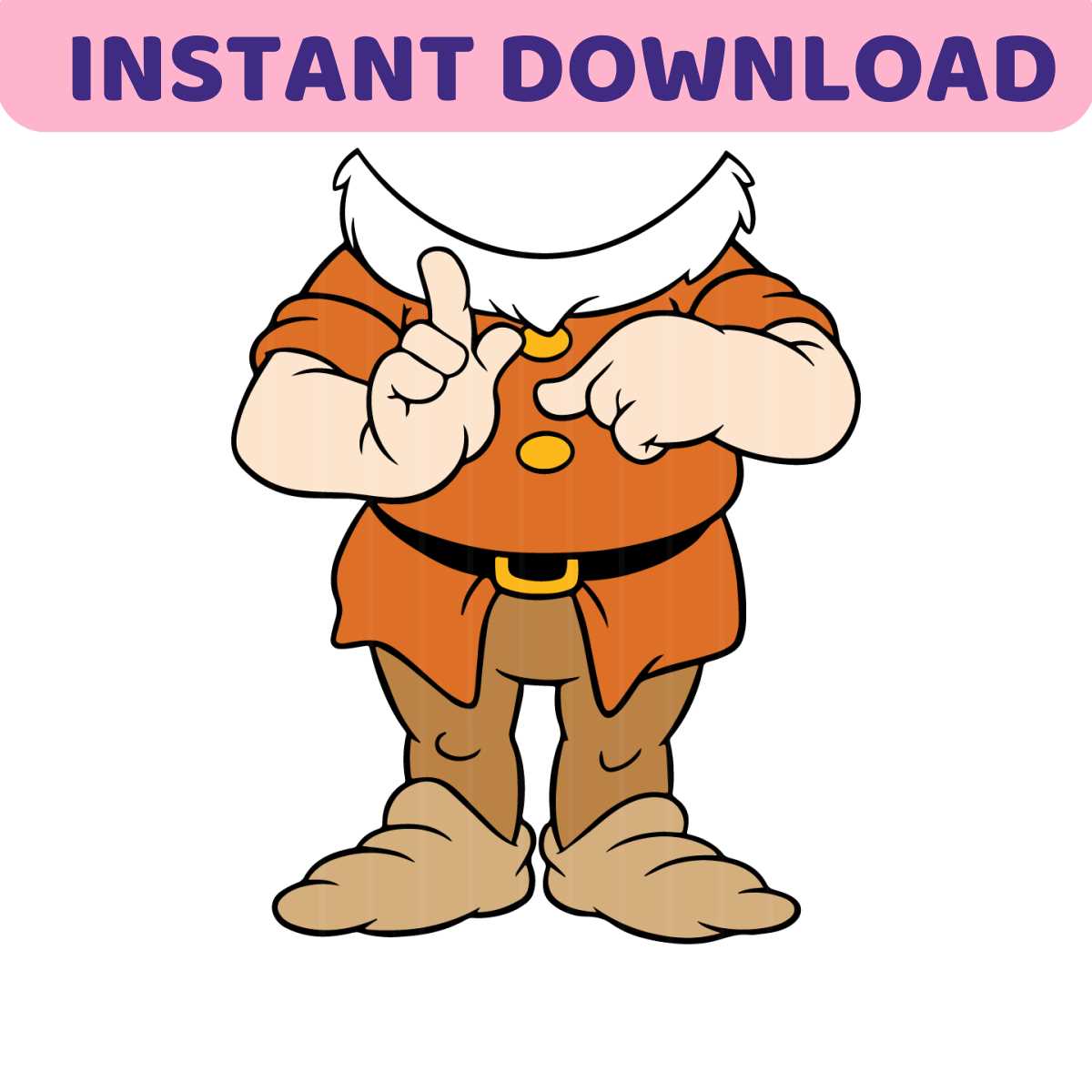 Doc Dwarf Vector SVG, Snow White Seven Dwarfs SVG Grumpy Dwa | Inspire ...