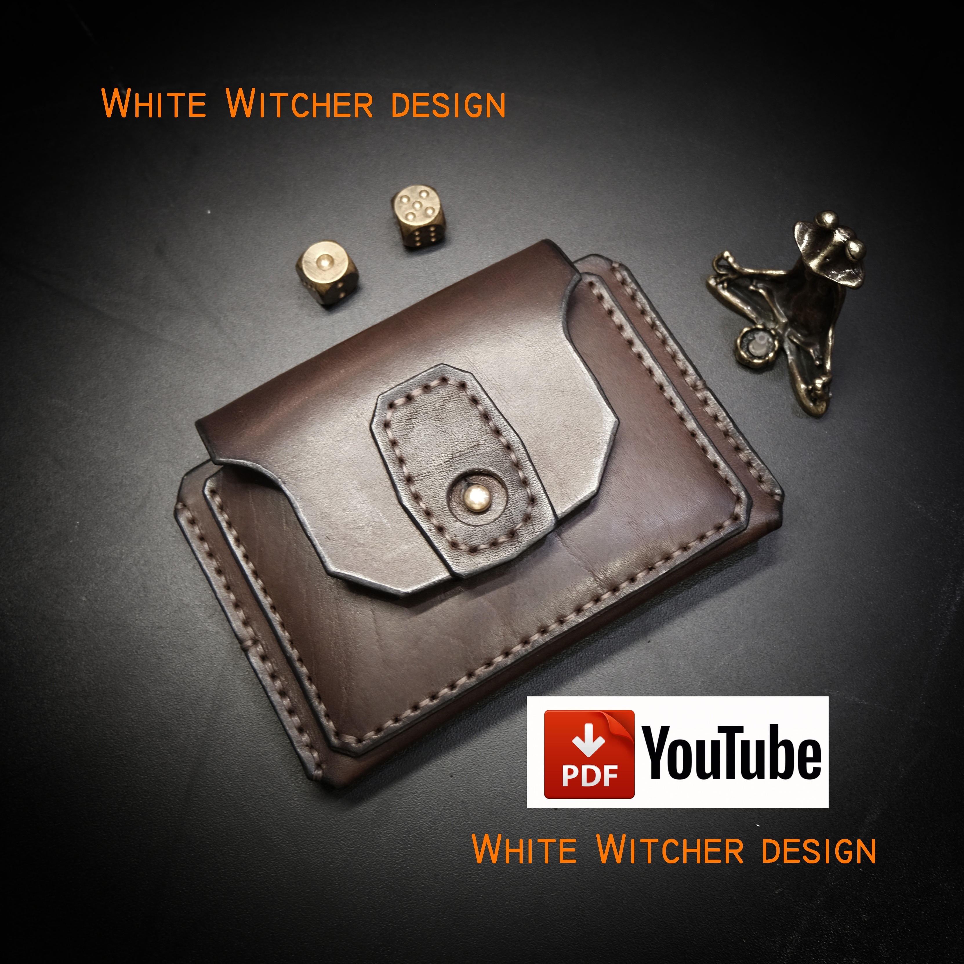 Leather pattern - Belt Wallet - Hunter / PDF - EDC45- | Inspire Uplift