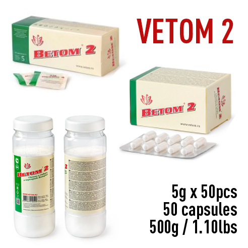 Vetom 2 Probiotic Microorganisms Stomach Intestines Microflo | Inspire ...
