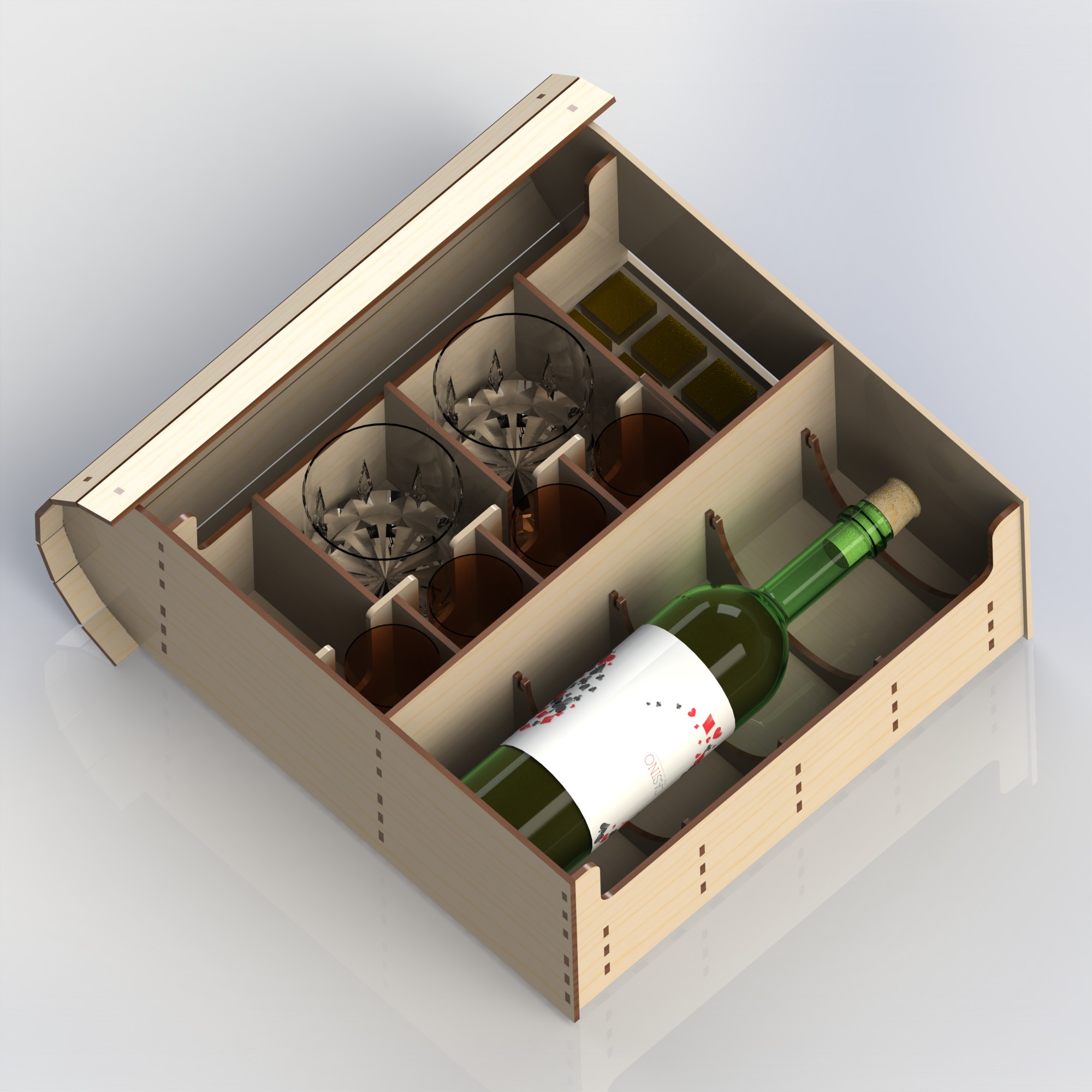 Layout for laser the mini bar in the form of a book 4mm CDR - Inspire ...