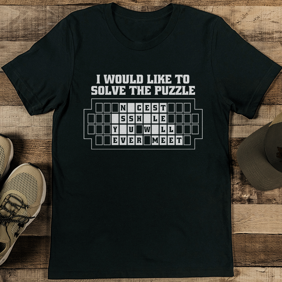 I Would Like To Solve The Puzzle Tee | Inspire Uplift