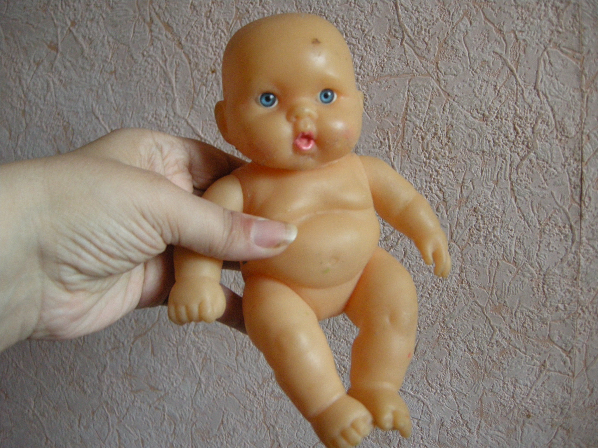 USSR Russian Cute Girl Doll Toy Soviet rubber baby stamp | Inspire Uplift