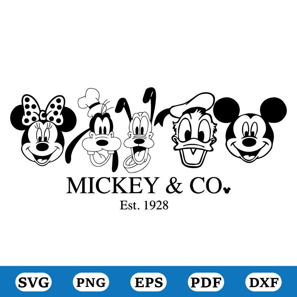 Mickeyy & Co. Est. 1928 SVG, Mickey Svg, Disney Svg, Disney | Inspire ...