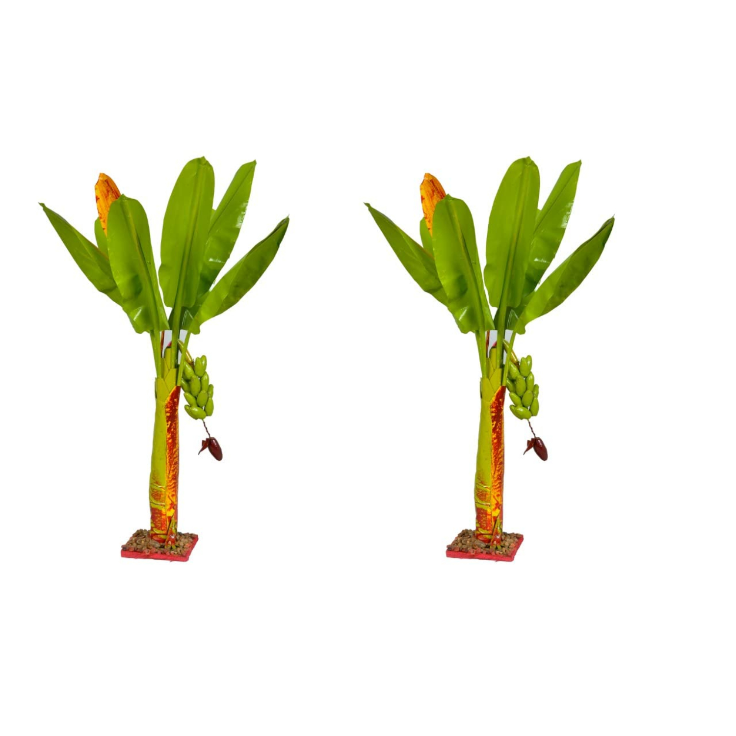 artificial bonsai banana tree 1ft pair | Inspire Uplift