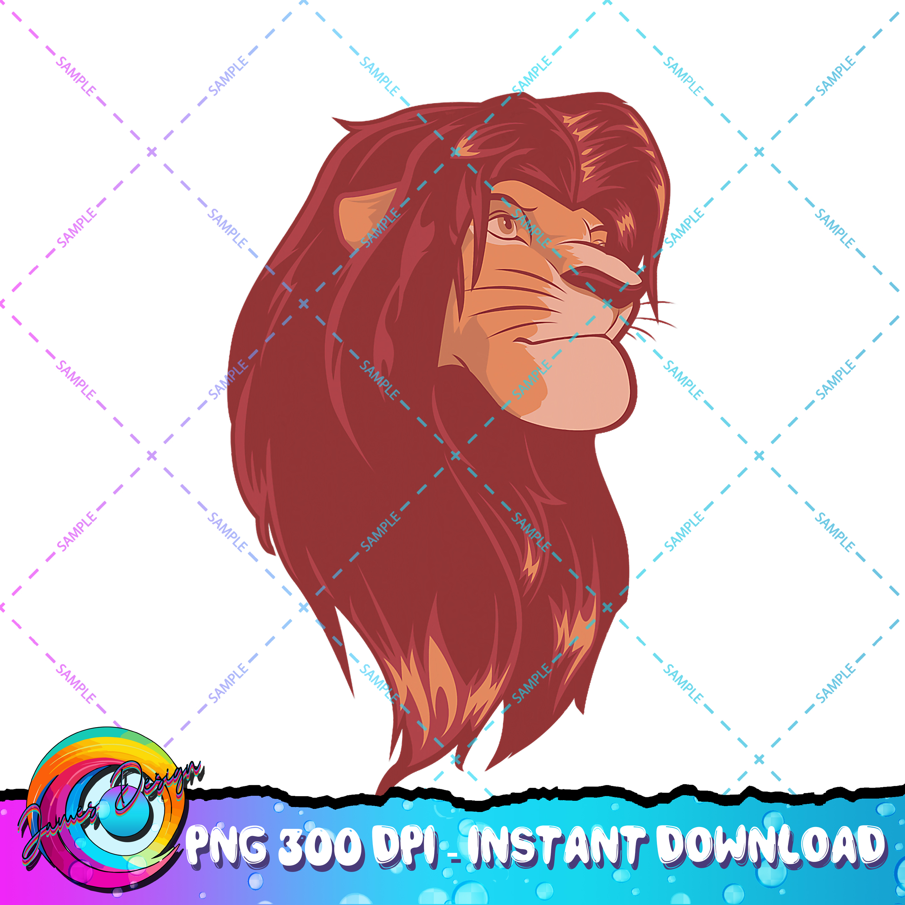 Disney Lion King Simba King Of Pride Rock Graphic PNG Downlo | Inspire ...