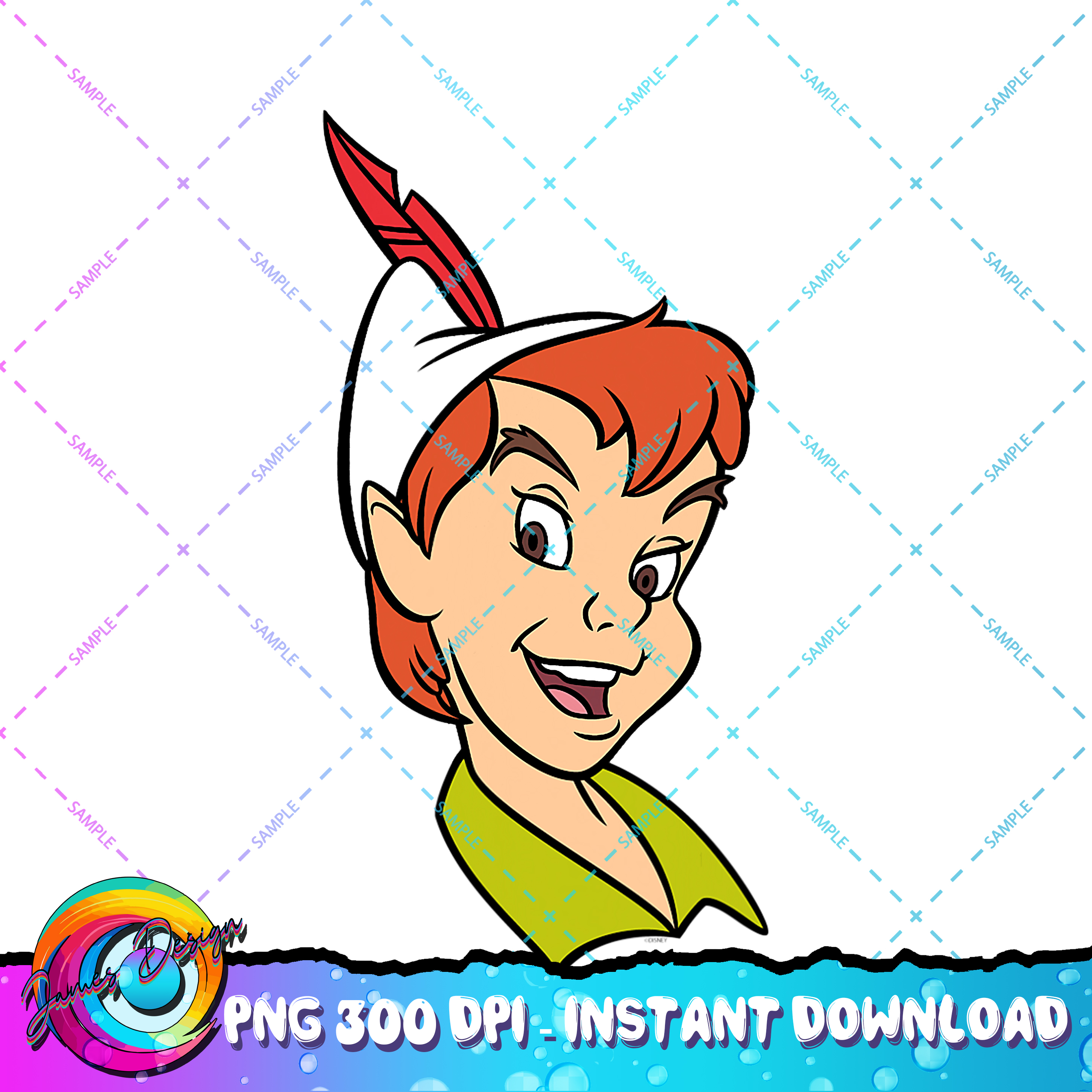 Disney Peter Pan Face PNG Download copy | Inspire Uplift