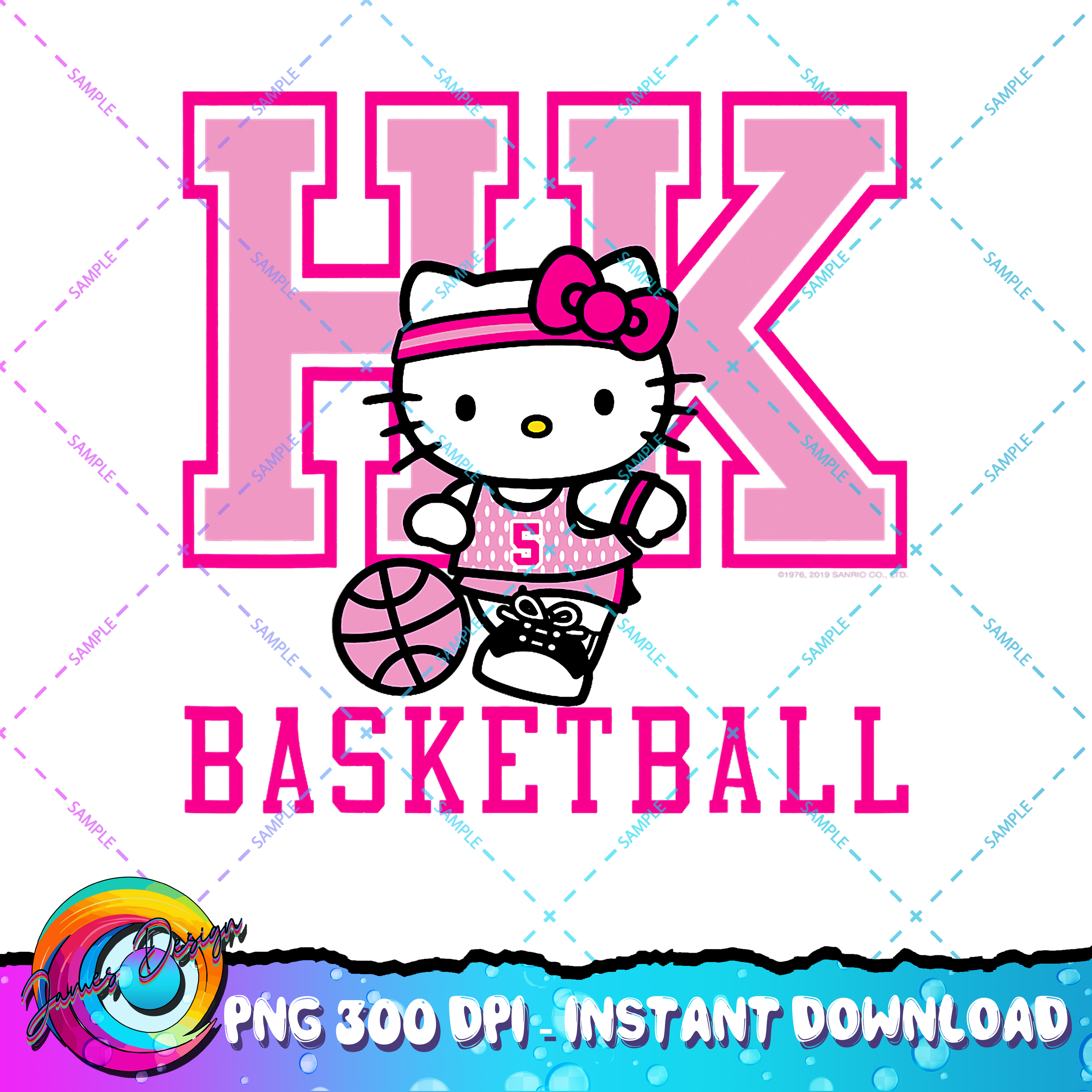 Hello Kitty Basketball Sports Athlete PNG Download copy | Inspire Uplift