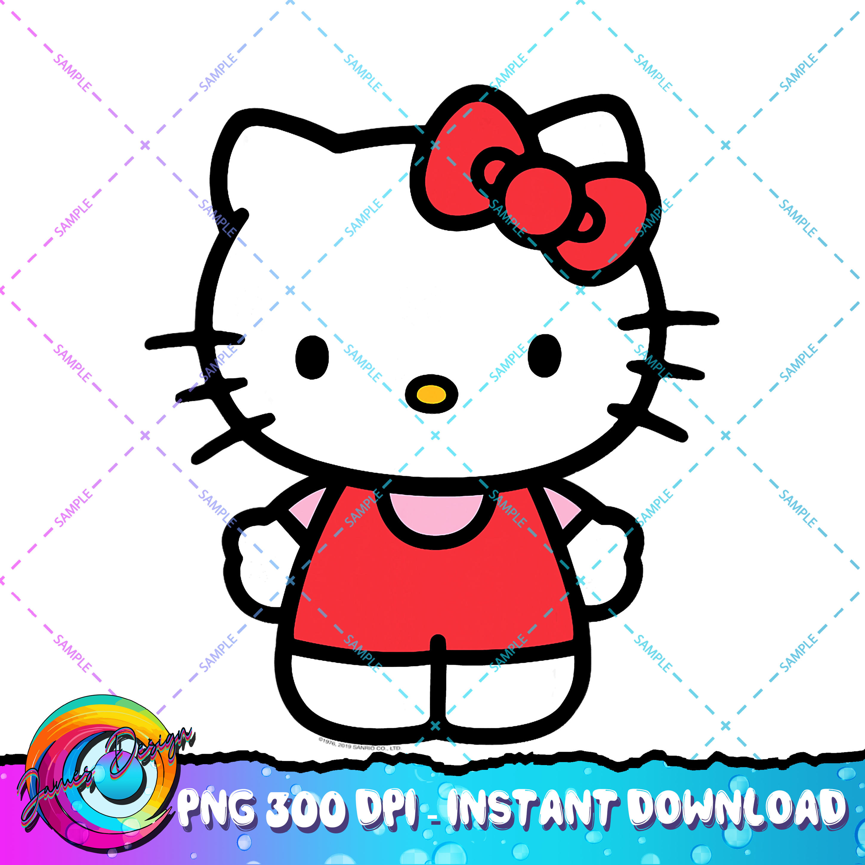 Hello Kitty Front and Back PNG Download copy | Inspire Uplift
