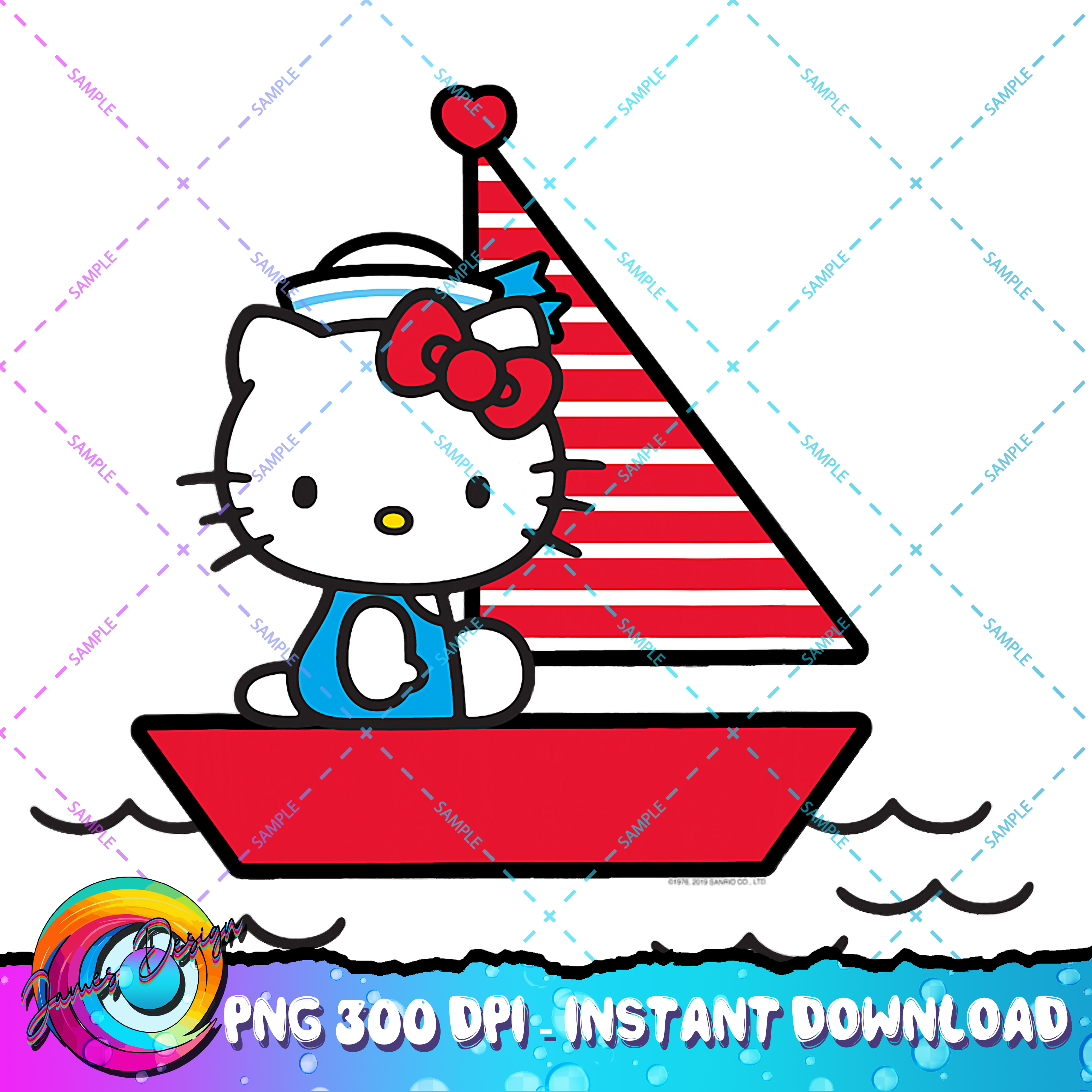 Hello Kitty Sailor Boat PNG Download copy | Inspire Uplift
