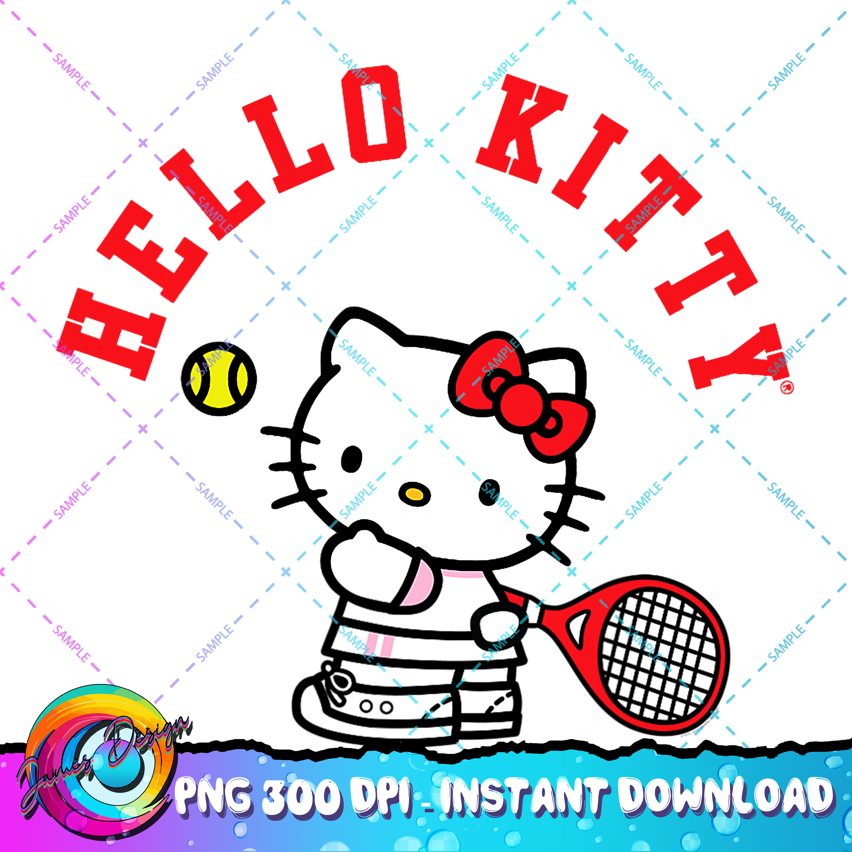 Hello Kitty Tennis PNG Download copy | Inspire Uplift