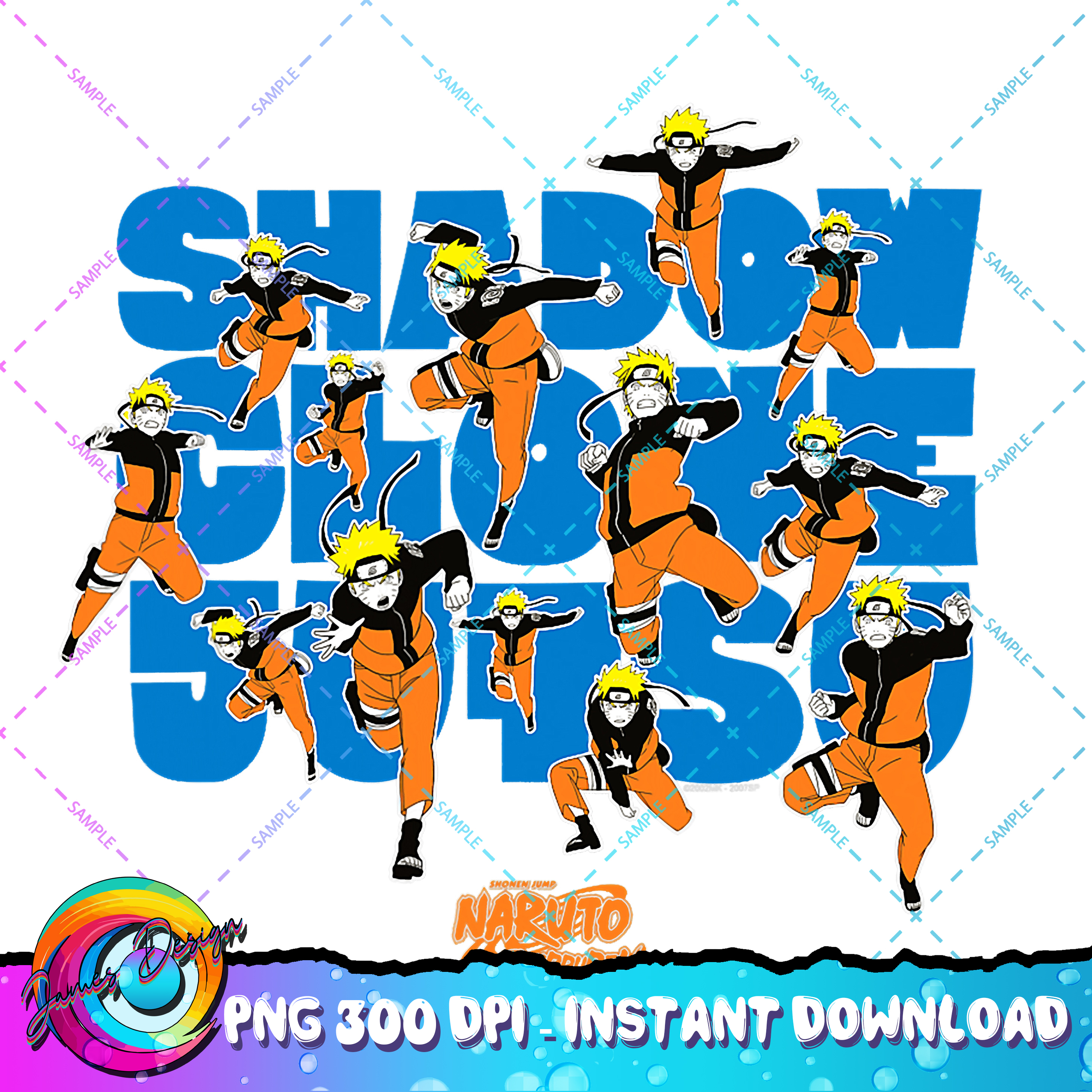 Naruto Shippuden Shadow Clone Jutsu PNG Download | Inspire Uplift