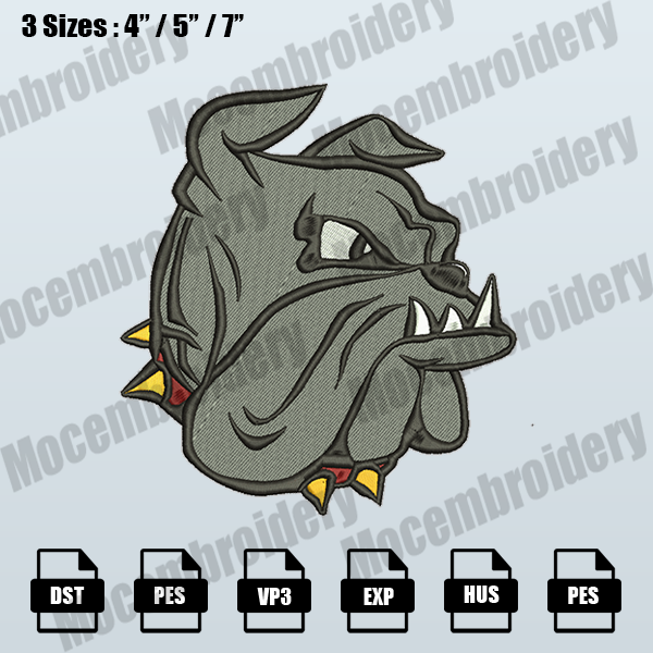 Minnesota-Duluth Bulldogs Logo Embroidery Design,NCAA Logo E | Inspire ...