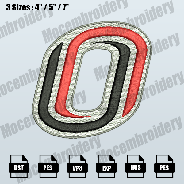 Nebraska-Omaha Mavericks Logo Embroidery Design, NCAA Logo E - Inspire ...