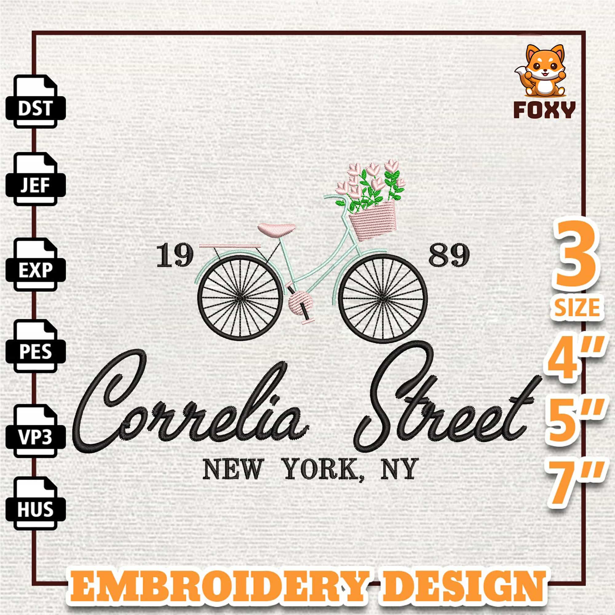 Cornelia Street Embroidery Design, The Tortured Poets Depart - Inspire ...