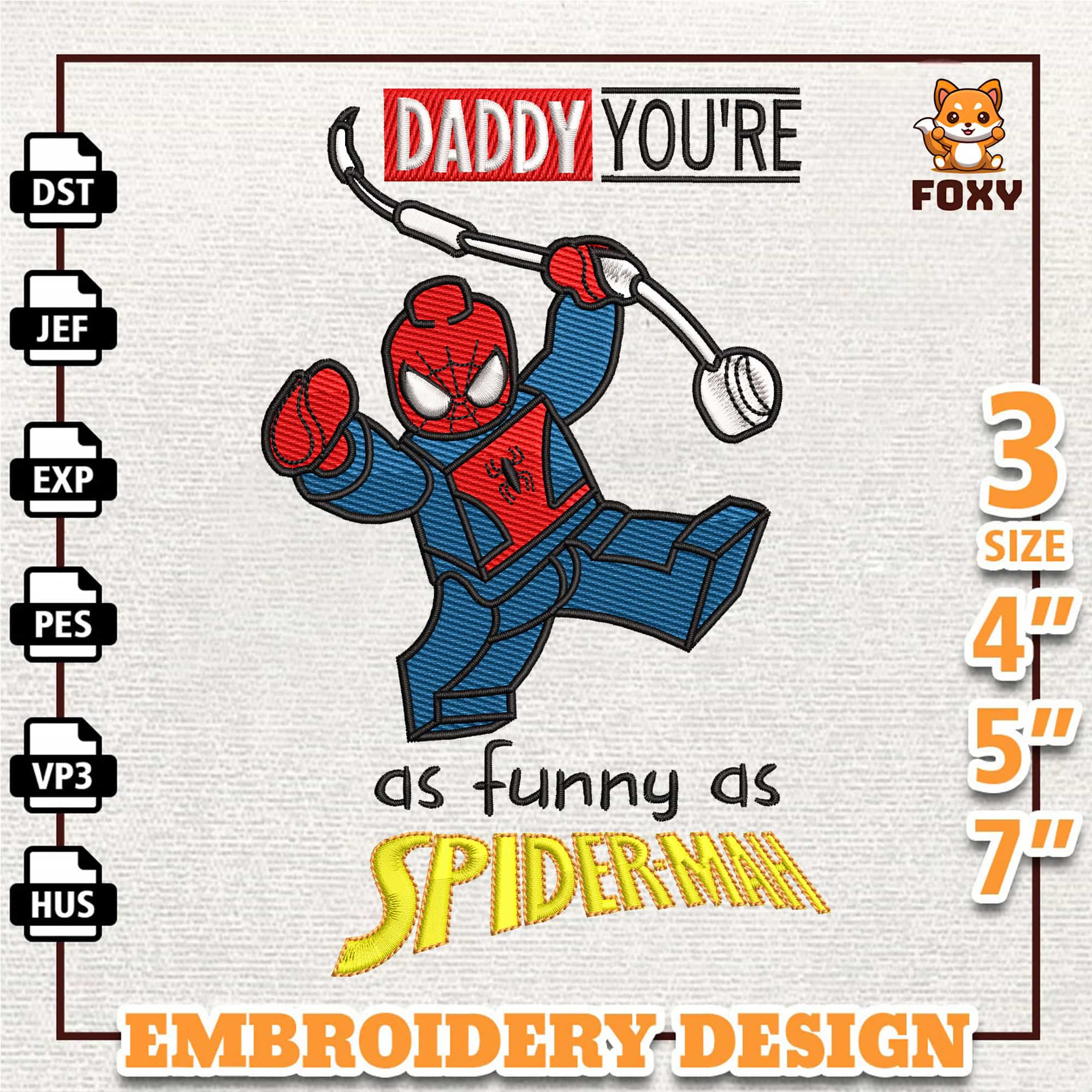 Lego Dad Embroidery Design, Funny Cartoon Dad Embroidery, Ho - Inspire ...