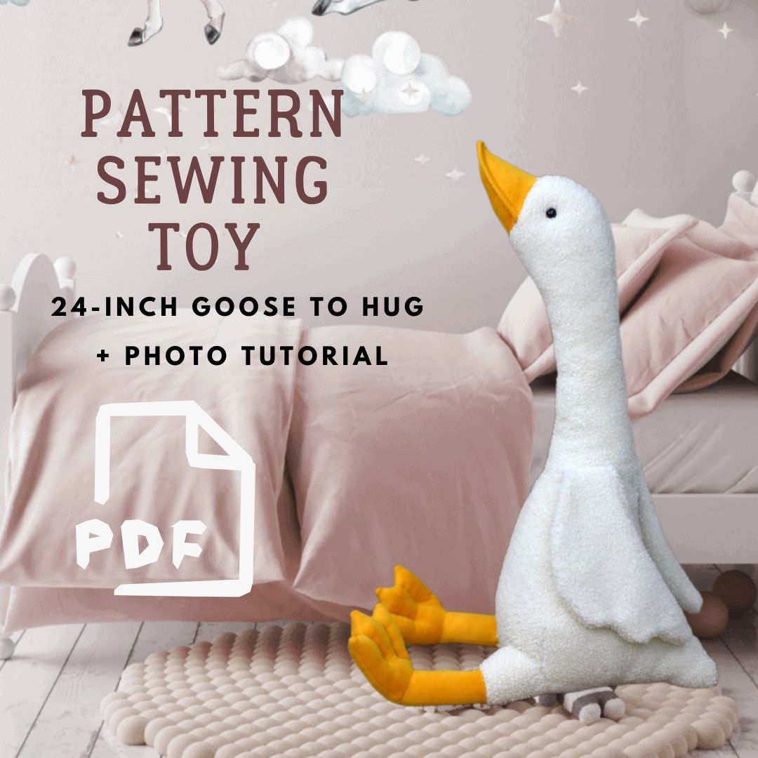 Goose Pattern PDF/ Make of Big Geese for Hugs/Stuffed Animal | Inspire ...