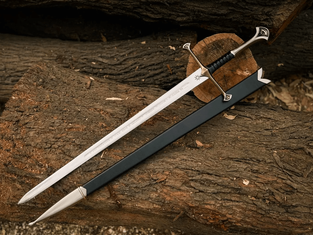 Runed Kings Long sword Replica Anduril Sword | Anduril-Style | Inspire ...