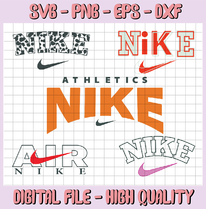 Nike Logos Svg Bundle, Trending Svg, Nike Svg, Nike Logo Svg | Inspire ...