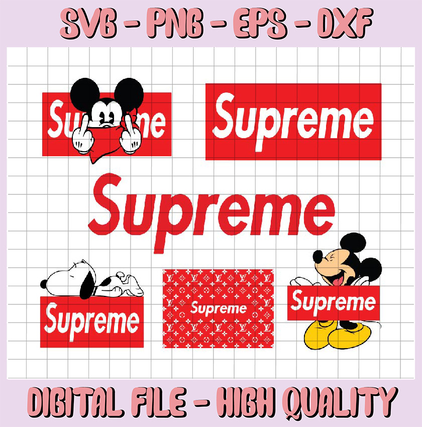 Supreme Fashion Brand Logo svg, Designer Brand Logo svg, Lux - Inspire ...