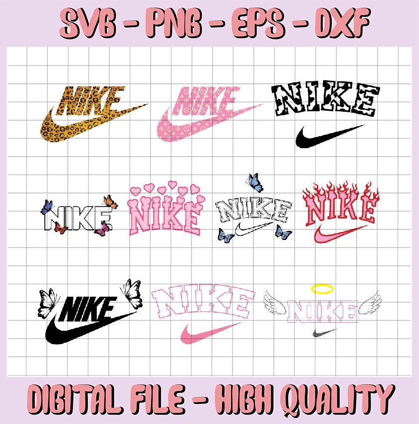 Nike Logo Bundle Svg, Trending Svg, Nike Logo Svg, Fashion B - Inspire ...