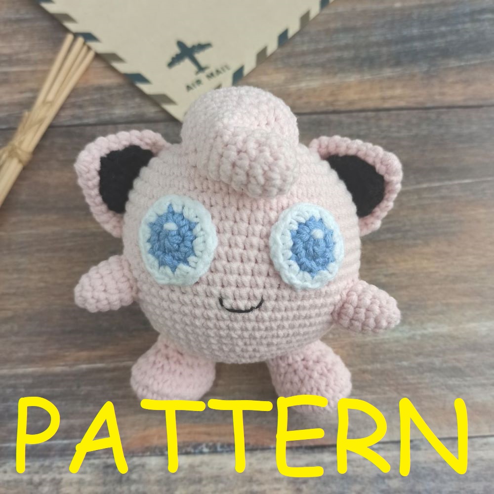 Pokemon Jigglypuff toy crochet pattern Amigurumi Jigglypuff | Inspire ...