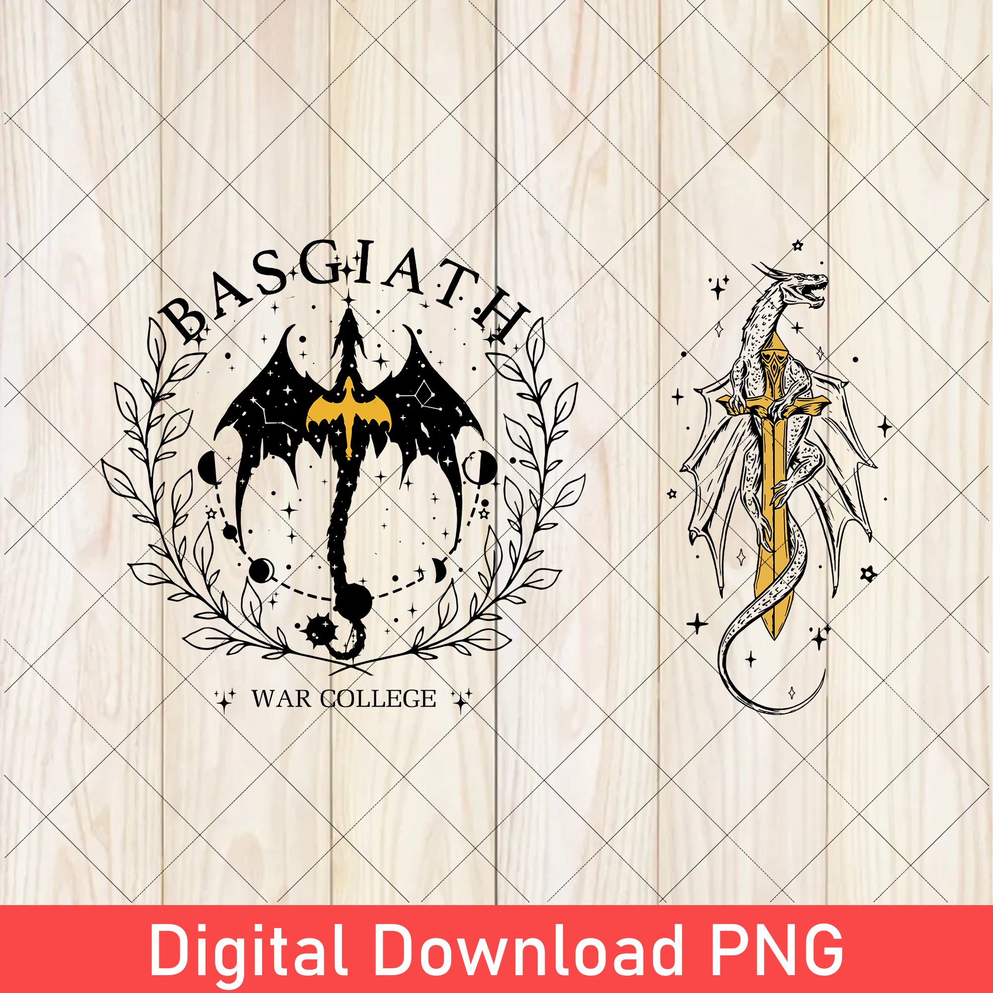 Vintage Basgiath War College PNG, Fourth Wing PNG, Dragon Ri | Inspire ...