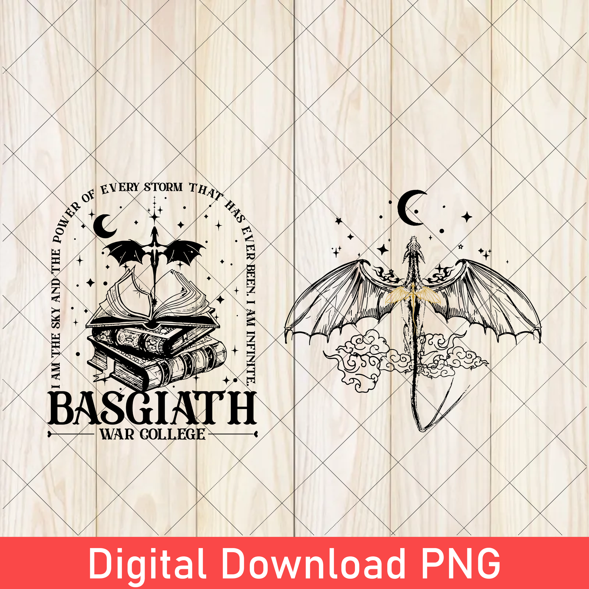 Vintage Basgiath War PNG, Fourth Wing, PNG For Book Lover, F | Inspire ...