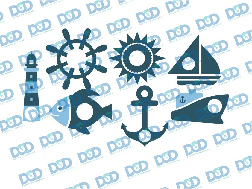 Nautical SVG Bundle, Nautical SVG, Nautical Clipart, Nautica - Inspire ...