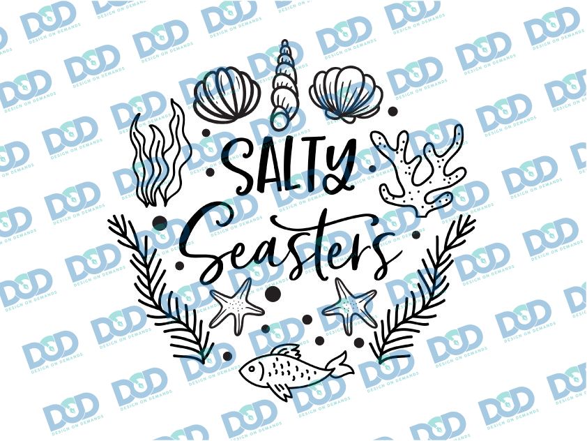 Mermaid SVG, Salty Seasters SVG, sister svg, svg file, cruis | Inspire ...