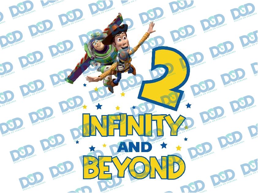 Personalized Age 2 Infinity and Beyond Png, Toy Story Buzz L | Inspire ...